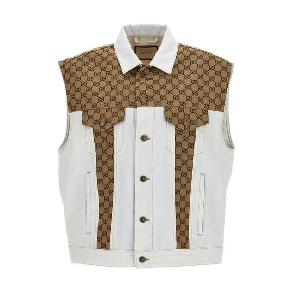 Gucci | Jackets & Coats | Gucci Men Gg Vest | Poshmark